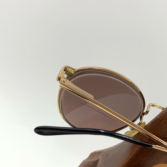 Accessories | Vintage Nba Creative Optics Red Gold Oval Frames | Poshmark